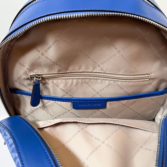 Michael Kors | Bags | Michael Kors Jaycee Large Backpack Mk Signature ...